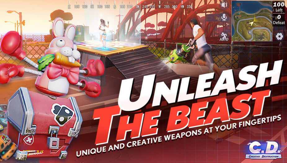 Creative Destruction: A Sandbox Survival Game on